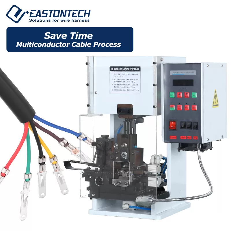 EW-50A Wire Stripping and Crimping Machine (side feeding) | Eastontech